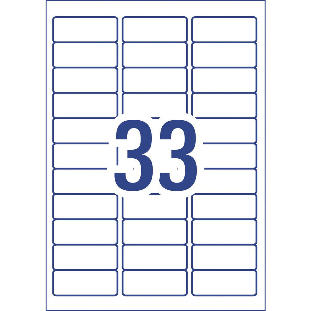 Avery White Mailing Labels - 33 per sheet – Thinktastic