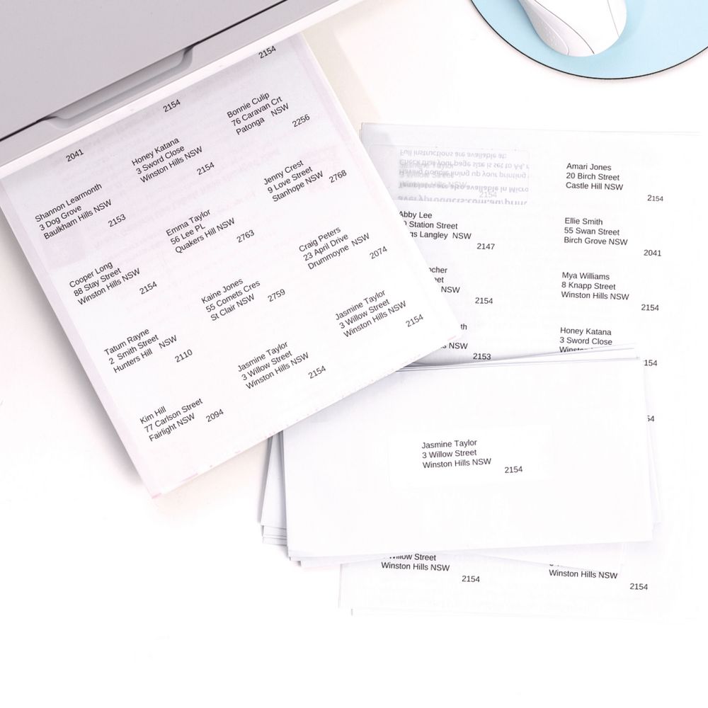 Avery White Mailing Labels - 33 per sheet – Thinktastic