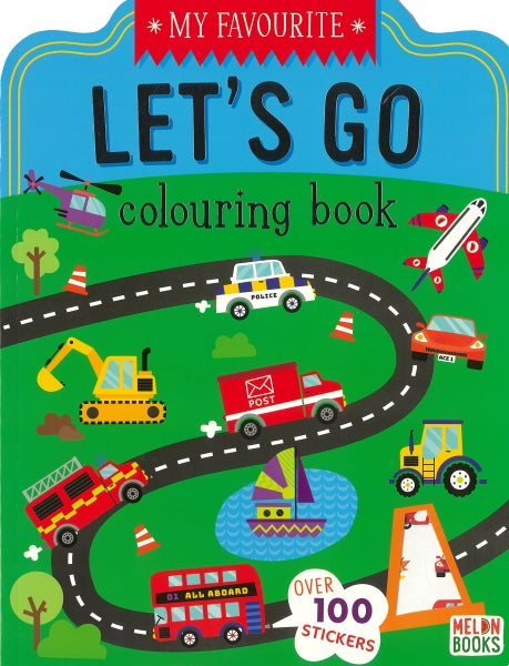 My Favourite Let's Go Colouring Book – Thinktastic